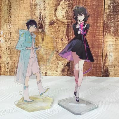 China Customized CNC cut acrylic Standee with logo/cartoon character/Anime figure printed;offset print Acrylic display board à venda