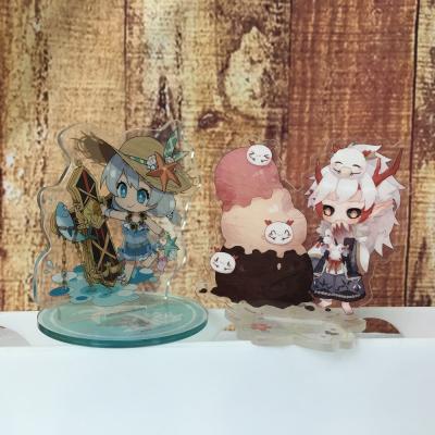 中国 Anime offset Printing Acrylic display board; Customized CNC cut acrylic Standee with logo/cartoon character printed 販売のため
