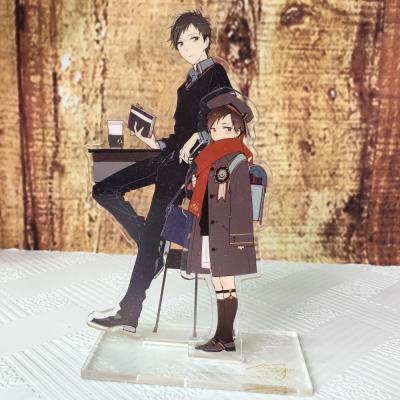 Cina Anime figure offset Printing Acrylic stand; Customized CNC cutting acrylic Standee with logo/cartoon character printed in vendita