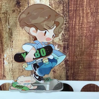 Китай Anime figure offset Printing Acrylic stand; Customized CNC cutting acrylic Standee with logo/cartoon character printed продается