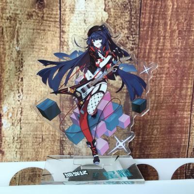 Cina Anime figure offset Printing Acrylic stand; Customized CNC cutting acrylic Standee with logo/cartoon character printed in vendita