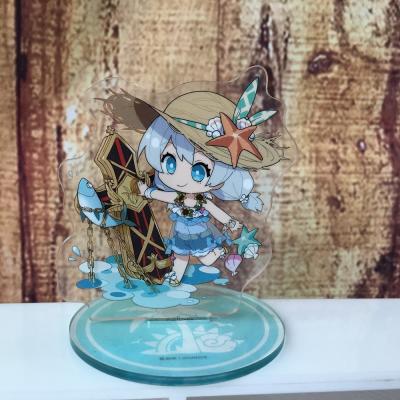 Cina Cartoon Character Printed Acrylic Standee CNC Cutting Customized Color in vendita