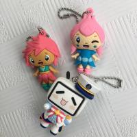China Multipurpose PVC Anime Figures 3d Anime Keychains Customized Size for sale
