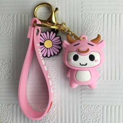 Cina Figure olografiche creative incanti a catena chiave di anime del PVC del fumetto in vendita