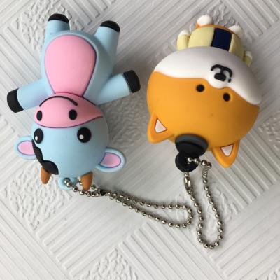 Cina L'anime sveglio personale del PVC calcola gli accessori a catena chiave di incanto in vendita