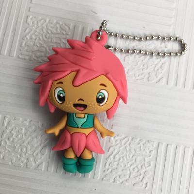 Cina Figure pulite inoffensive stampate chiave Ring Pendant Ornaments Party Gifts di anime del PVC in vendita