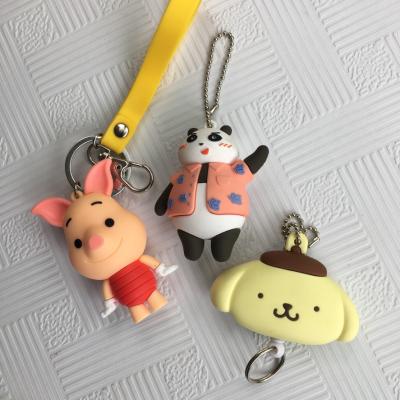 Cina Incanto chiave dell'OEM Logo Anime Soft Pvc Car, stampa di goffratura a catena chiave sveglia del supporto in vendita