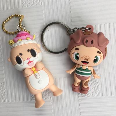 Cina Incanto chiave dell'OEM Logo Anime Soft Pvc Car, stampa di goffratura a catena chiave sveglia del supporto in vendita