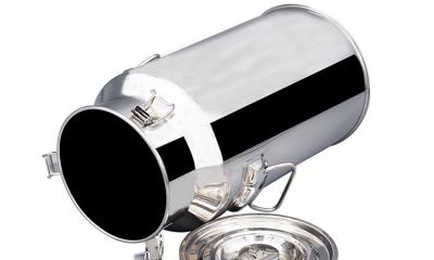 China 30L kitchen hermetically sealed rice  SUS304 grain storage milk can for sale
