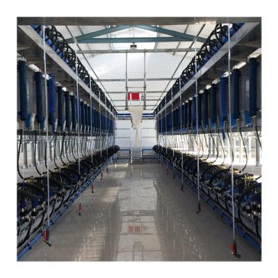 China Pneumatically Drive Ratio 60/40 Small Scale Milking Parlour For Dairy Farm for sale