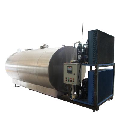 China Food Grade Stainless Steel 10000L Milk Cooling Tank Milk Cold Storage Tank for sale