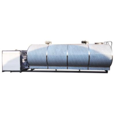 China Horizontal 20000L Milk Cooling Tank AISI Stainless Steel for sale