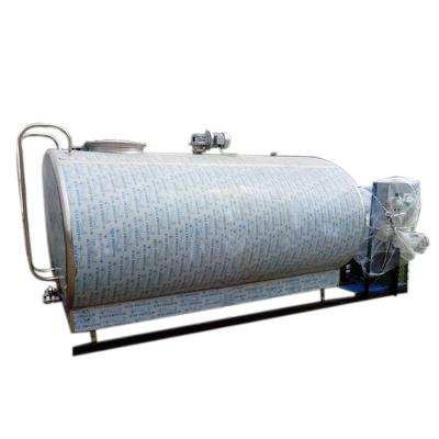 China Agitator Speed 36r/Min 1000 Litre Milk Tank For Raw Milk Cooling for sale