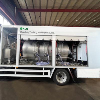 China O veículo móvel da máquina de ordenha da vaca das estações dos carneiros 6 da cabra montou à venda