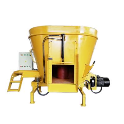 China 4cbm Animal Livestock Feed Paddle Mixer Cattle Fodder Mixing Machine TMR for sale