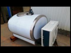Il piccolo 1000 carro armato in serie di raffreddamento del latte di acciaio inossidabile di litro 2000l ha refrigerato