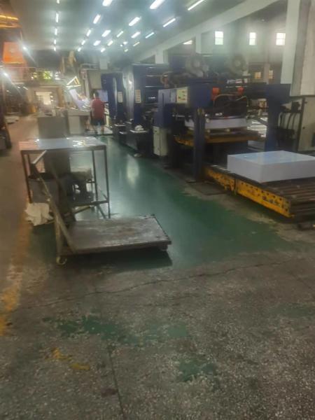 45 Inch 2 Colors Crabtree Tinplate Sheet Printing Machine Made in 2012