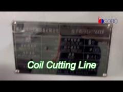 Coil Cutting Line With Double Stackers For Both Straight And Scroll Cutting