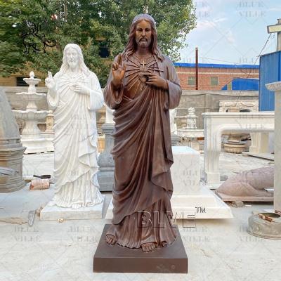 Китай Bronze Christ Jesus Statues Marble Metal Brass Christian Religious Life Size Catholic Casting Outdoor Church продается