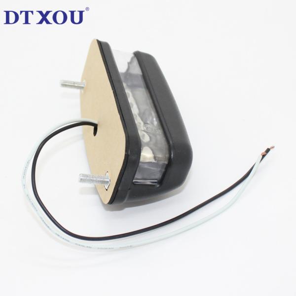 Quality 9-32V Motorcycle LED License Plate Lighting with 6pcs High Light LED 1W Battery for sale