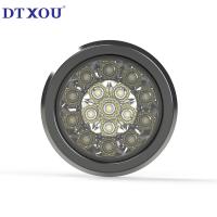China E-MARK DOT Approved 24V LED Truck Light Universal Round Tail Light for Reverse Back up for sale