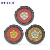 China E-MARK DOT Approved 24V LED Truck Light Universal Round Tail Light for Reverse Back up for sale