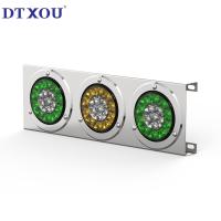 China LED Tail Light Box for Truck Trailers Universal Fitment 3 Rectangular Light Assembly for sale
