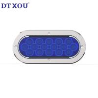 China Original Design Stainless Ring Surface Mount 6 Inch Oval LED Tail Light for sale