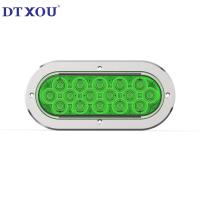 China Original Design Stainless Ring Surface Mount 6 Inch Oval LED Tail Light for sale
