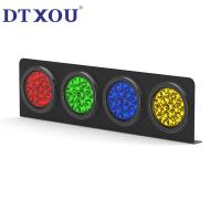 China LED indicator light 4-hole bracket Brake indicator light Trailer tail light bracket for sale