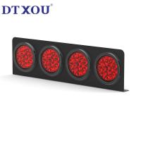 China LED indicator light 4-hole bracket Brake indicator light Trailer tail light bracket for sale