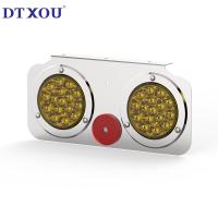 China 4 inch Red Screw Mount Combination Tail Lights for sale