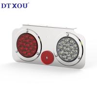 China 4 inch Red Screw Mount Combination Tail Lights for sale