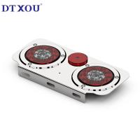 China 4-inch circular trailer tail light indicator L-shaped combination tail light for sale