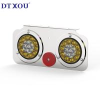 China 4-inch circular trailer tail light indicator L-shaped combination tail light for sale