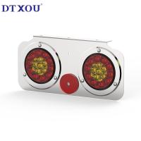 China 4-inch circular trailer tail light indicator L-shaped combination tail light for sale