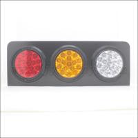 China Circular 4-inch LED three color combination trailer tail lights for sale
