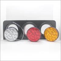 China Circular 4-inch LED three color combination trailer tail lights for sale