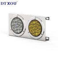 China E Mark Certification 4-inch Round Bulb Trailer Lamp Square Multifunctional Trailer Tail Lamp for sale