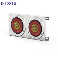 China E Mark Certification 4-inch Round Bulb Trailer Lamp Square Multifunctional Trailer Tail Lamp for sale