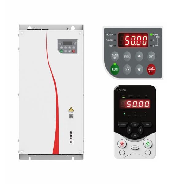 Quality VFD Variable Frequency Inverter For 3 Phase Motor Straight Line S Curve Control LED Keypad for sale