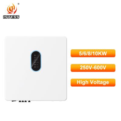 中国 8kW 10kW 3相 IP65 太陽光インバーター 120-600V バッテリー 高電圧 純正弦波 MPPT 販売のため