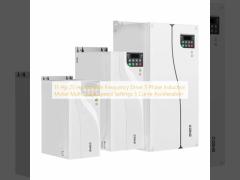 15 Hp 25 Hp Variable Frequency Drive 3 Phase Induction Motor Multi Stage Speed Settings S Curve Acceleration