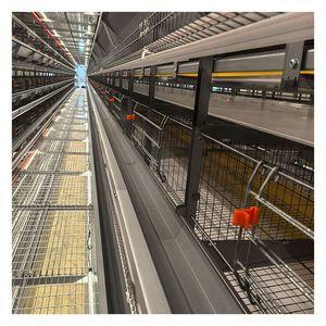 China Cost-Effective 9-Layer H-Engineering Chicken Cages Layer Battery Chicken Cage for sale