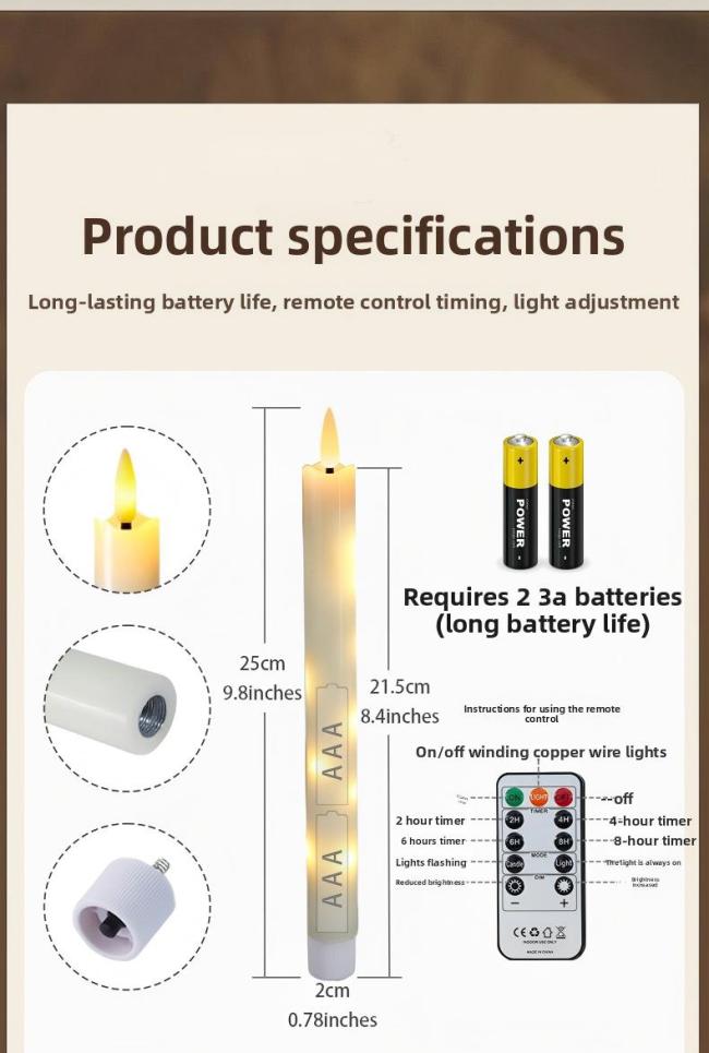 Candle in decorative setting