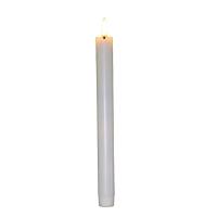 China Warm Yellow Electric Taper Candles Remote Control Flameless LED 9.8 Inch with Timer for sale