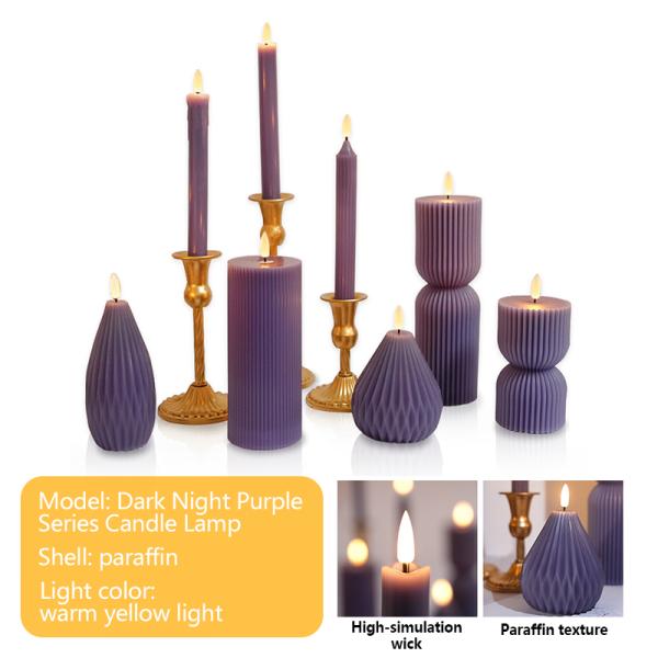 Quality Custom LED Flameless Candle with Timer Function and Remote Control in Customizab for sale