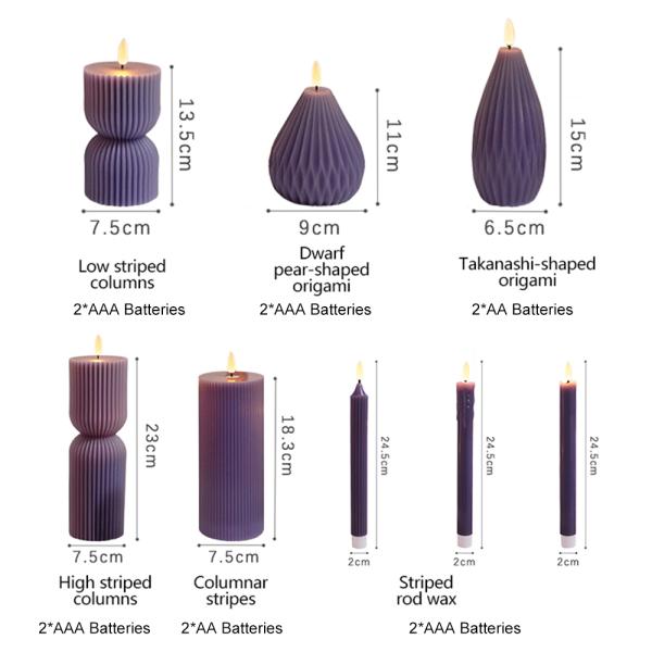 Quality Custom LED Flameless Candle with Timer Function and Remote Control in Customizab for sale