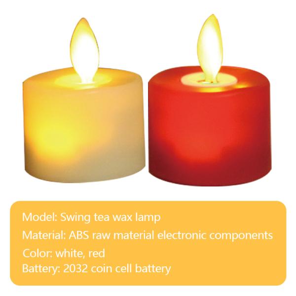 Quality Remote Control Rechargeable LED Tea Light Candles with Warm Flickering Effect for sale