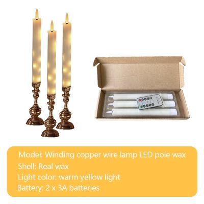 China Remote Control LED Candle with Timer Function and Warm Yellow LED for Electric Window Decoration for sale